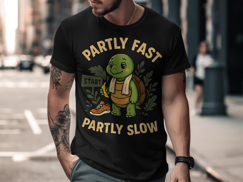 Partly Fast Partly Slow Funny Turtle Running PNG, Free Commercial Use ...