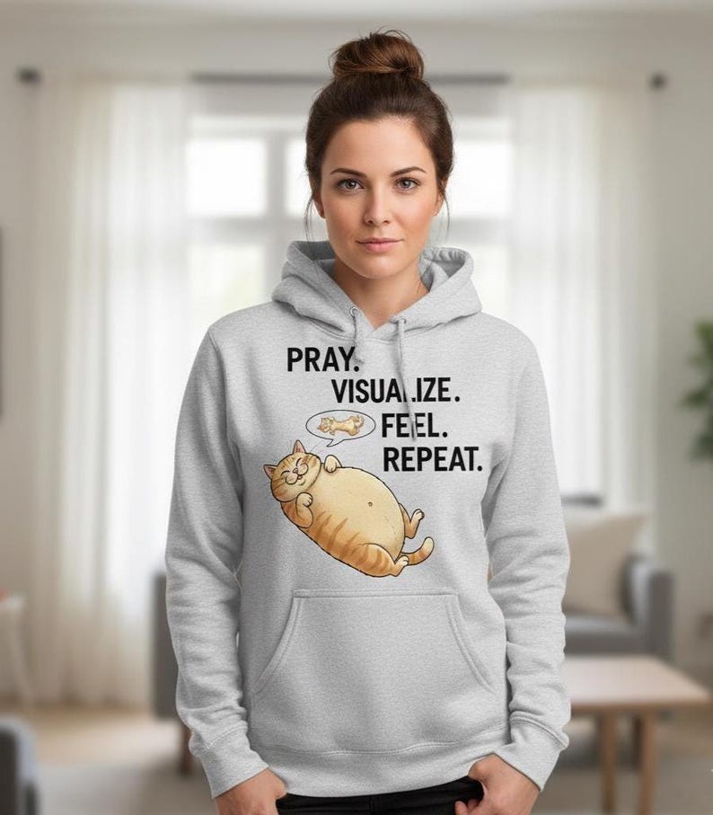 Cute Cat Digital Download PNG File Commercial Use for POD Funny Fat ...