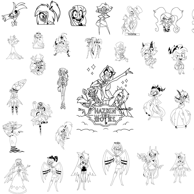 Hazbin Cricut Art - Etsy