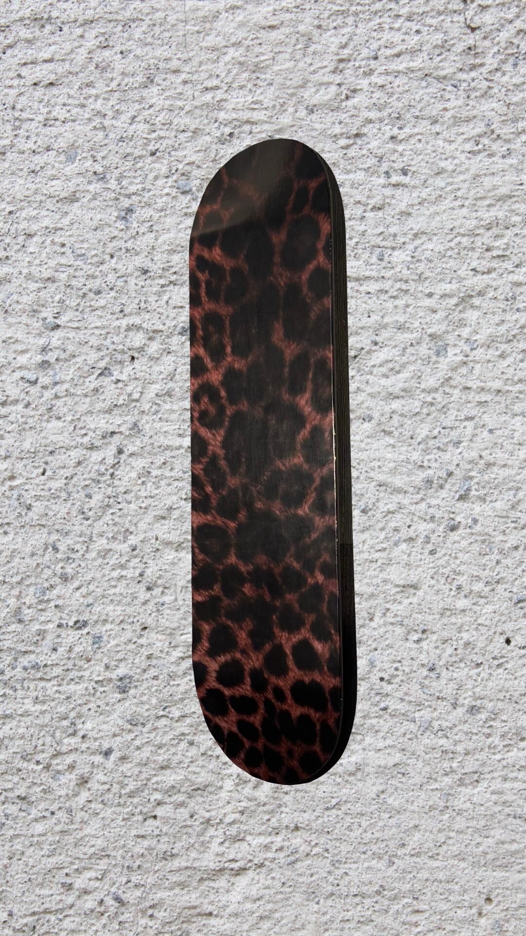 Leopard Print Skateboard Vinyl Template | High-res PNG Digital Download ...