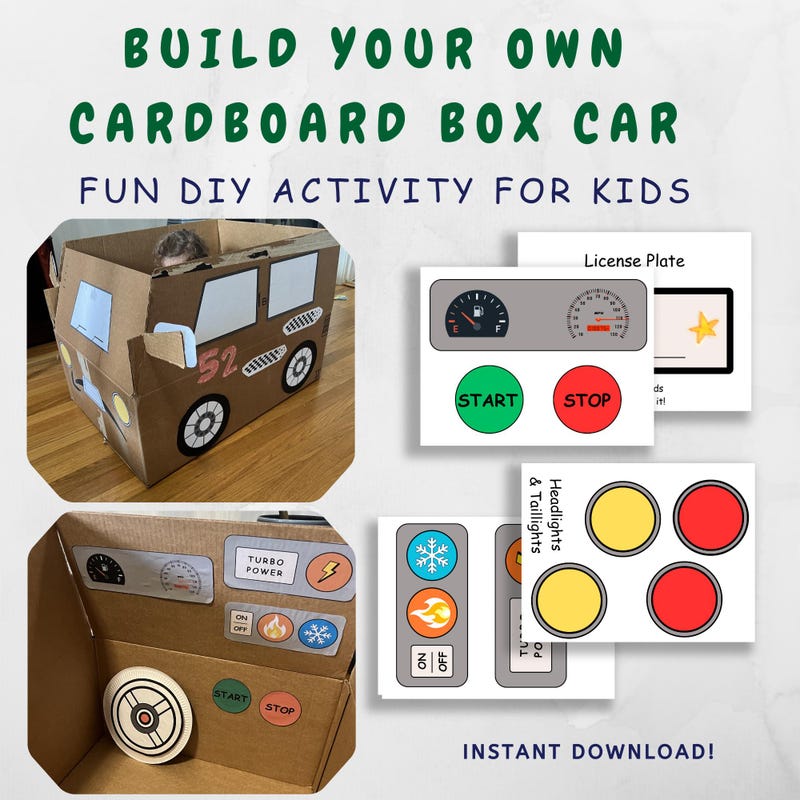 Cardboard Car - Etsy UK