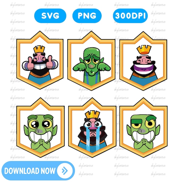 Sus Clash Royale Custom Emotes - Etsy Canada