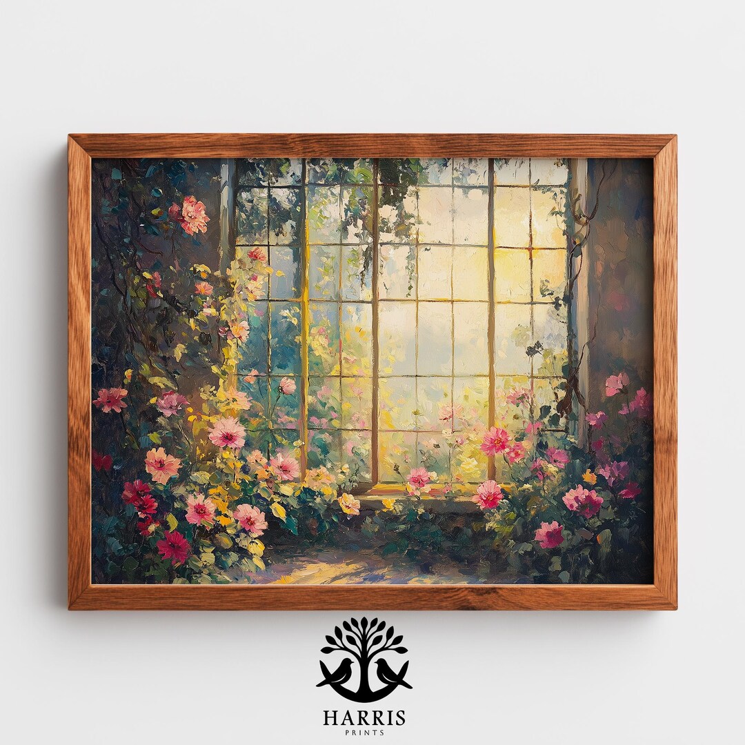 Moody Fall Greenhouse Printable - Rustic Cottagecore Autumn Scene ...