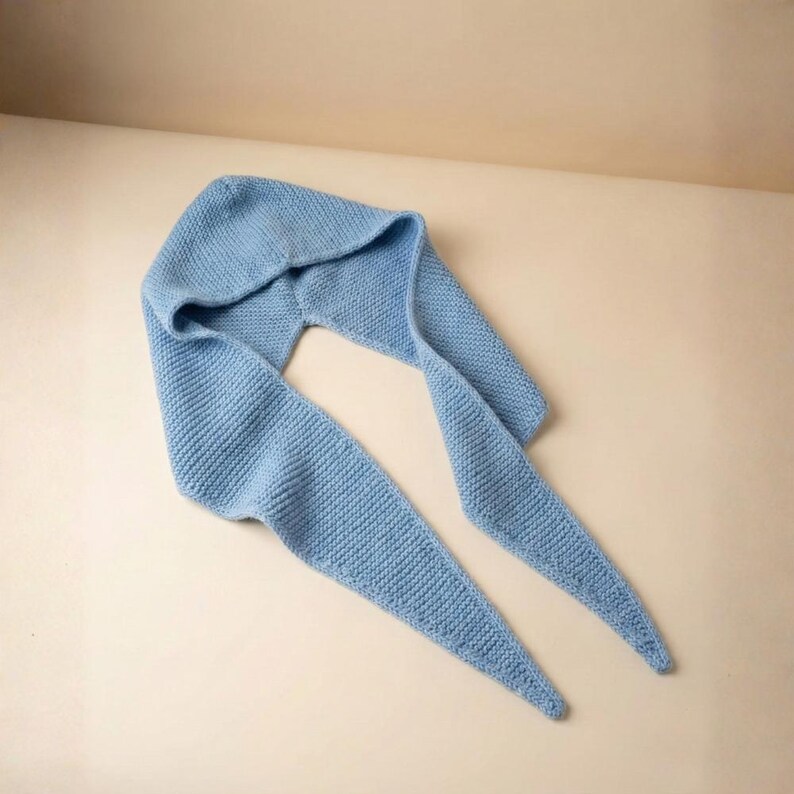 Sophie Hood Knitting Instructions DIY Hooded Scarf PDF Easy Garter ...