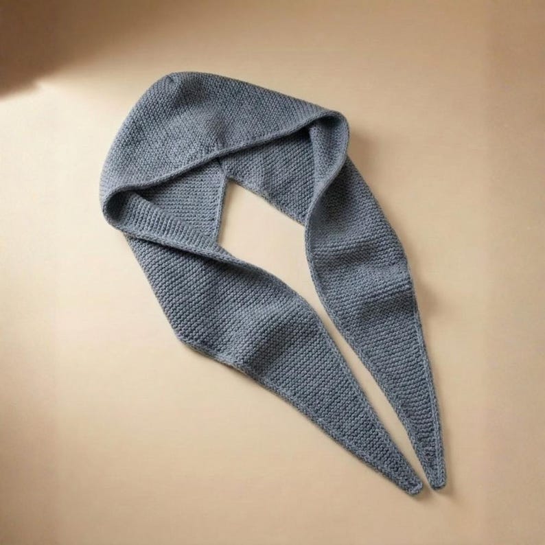 Sophie Hood Knitting Instructions DIY Hooded Scarf PDF Easy Garter ...