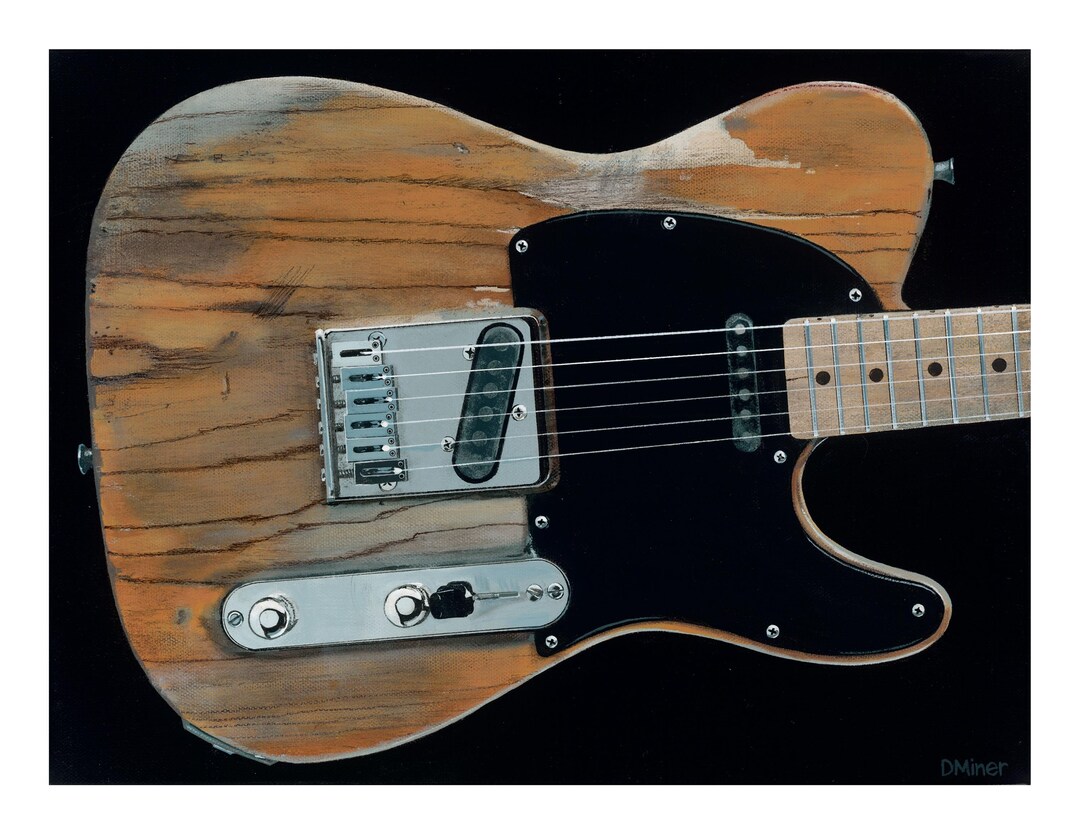 Born to Run - Bruce Springsteen's Guitar, Giclee Print on Fine Art ...