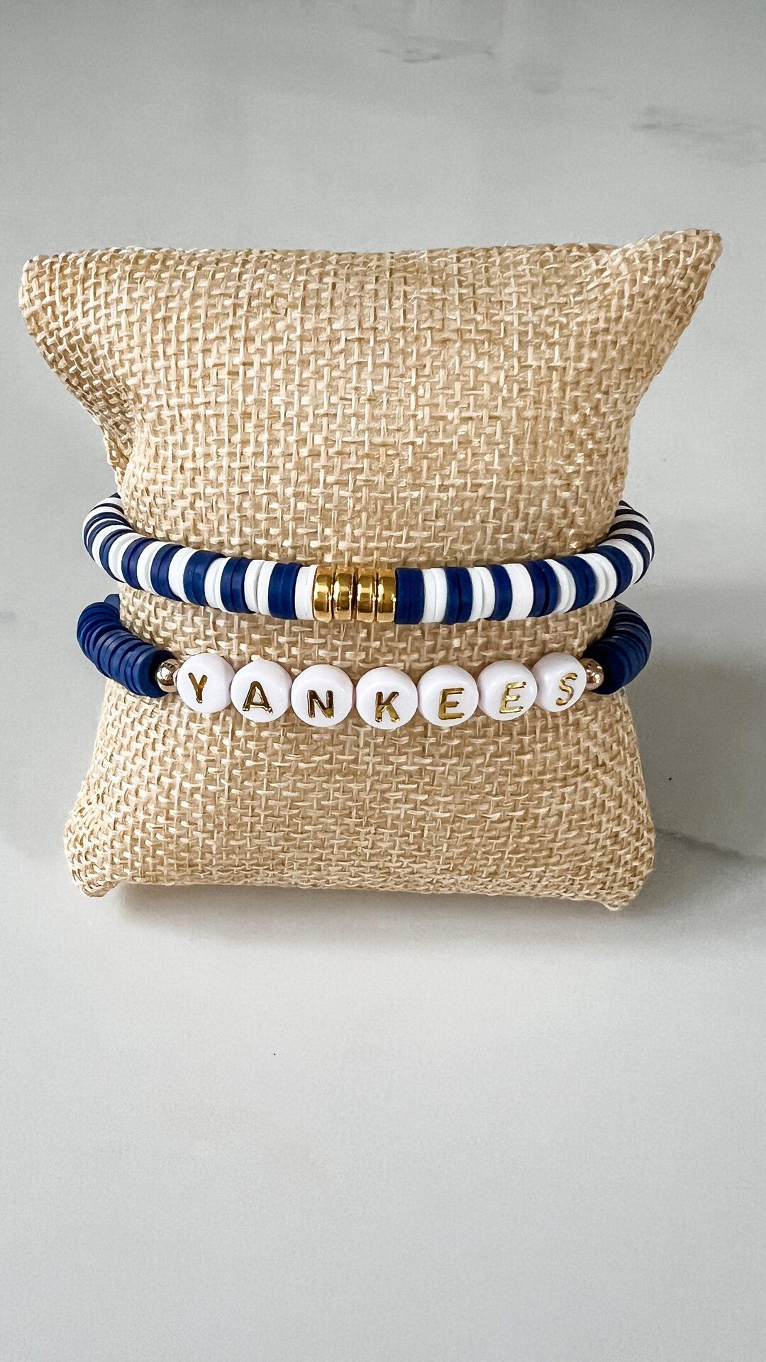 Yankees Bracelets, New York Bracelets, Heshi Bead Bracelets, Sports ...