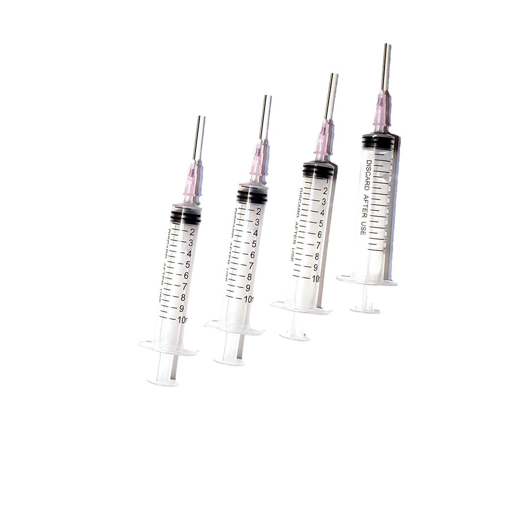 Disposable Syringes for Refills & Filling (set of 4) Suitable for Ink ...