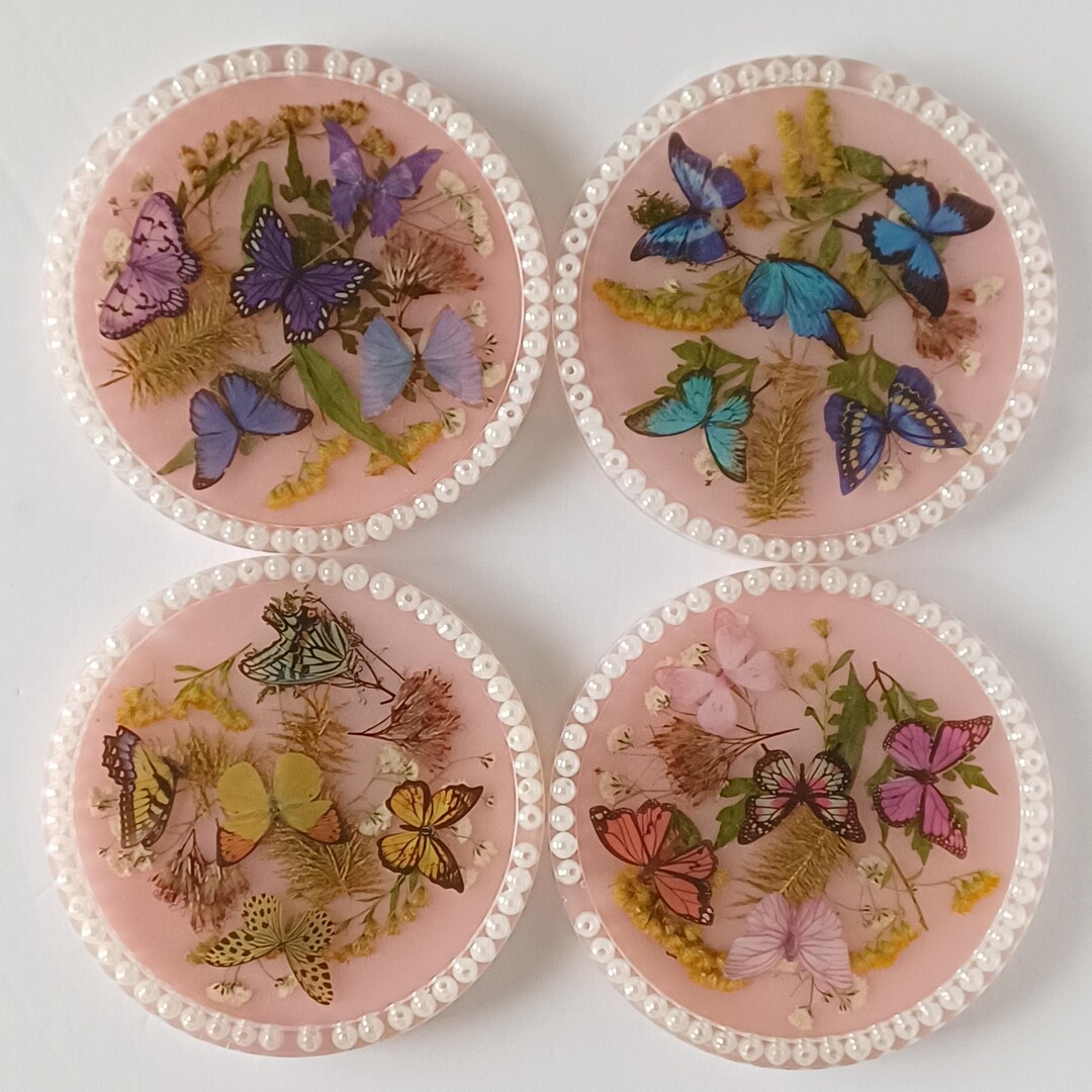 Resin Coater Bundle - Round OR Heart-shape, 4.5 Inches, Organza Bag ...