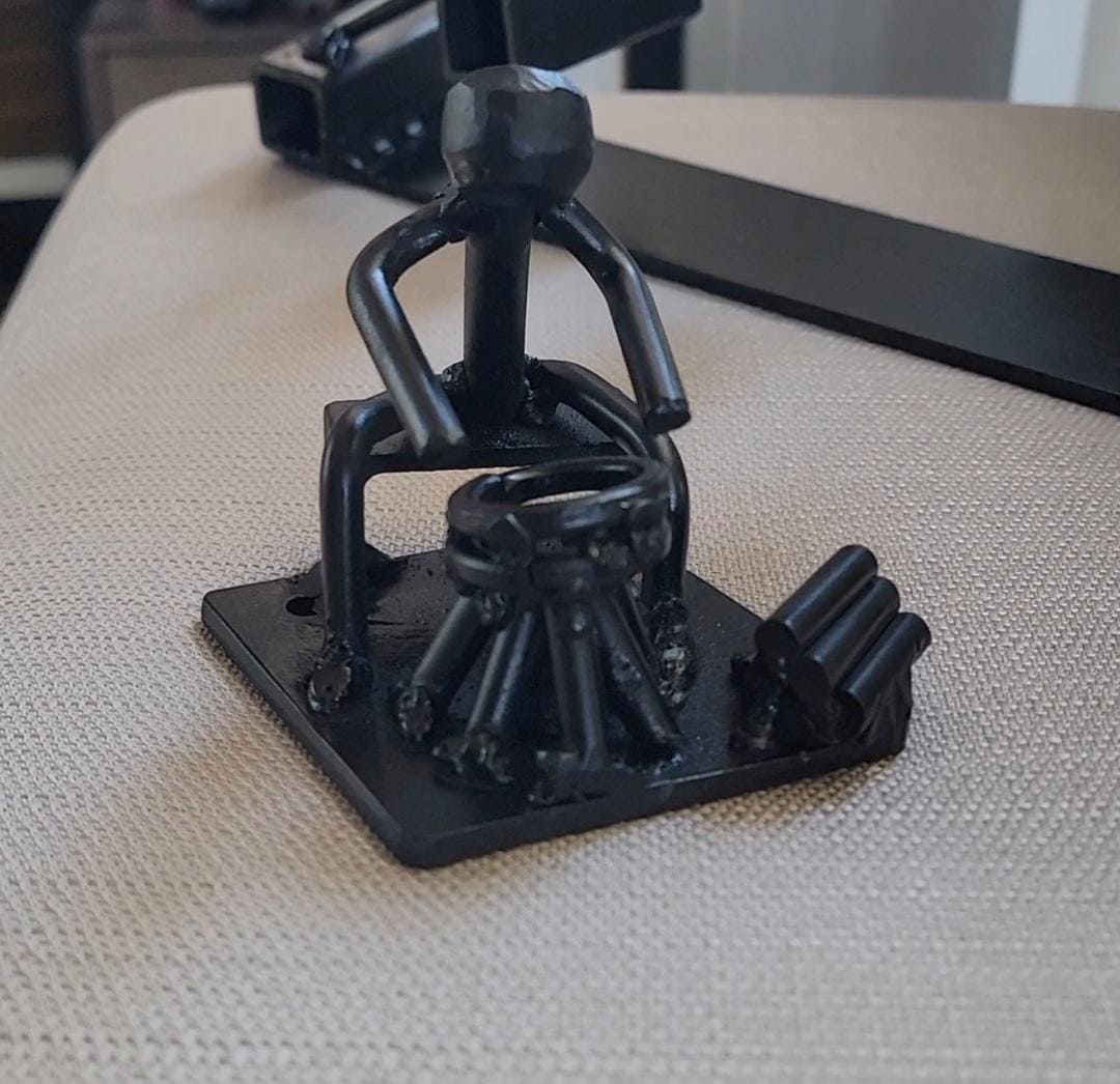 Welded Nuts and Bolts Fisher Man - Etsy