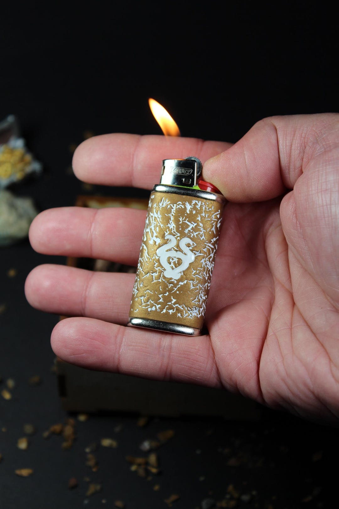 Taurus Zodiac Lighter Case, Bull Sign Symbol Gift for Mini BIC ...