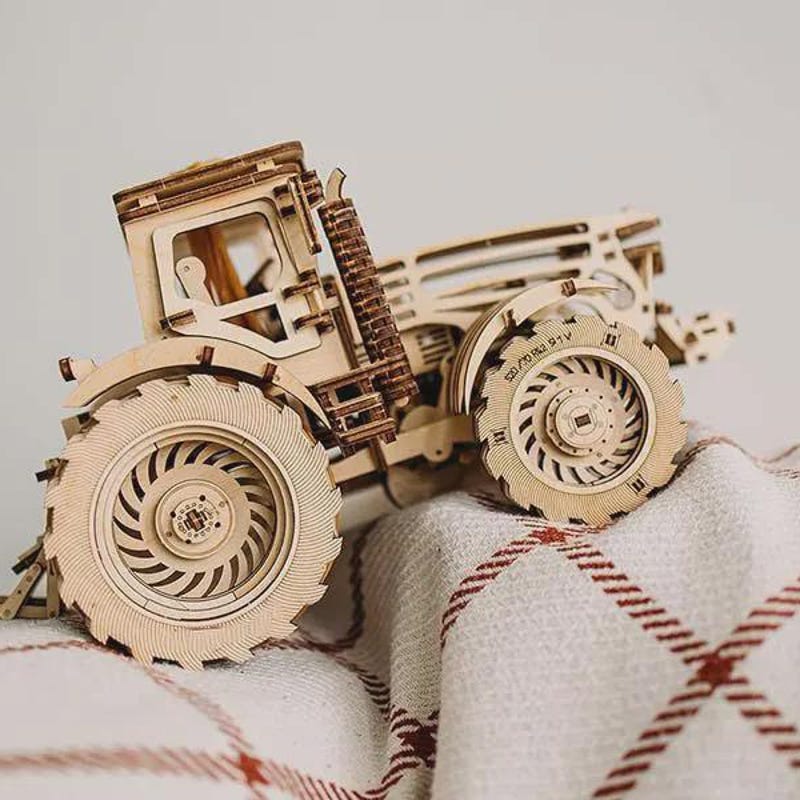 3d Puzzle Tractor Svg - Etsy