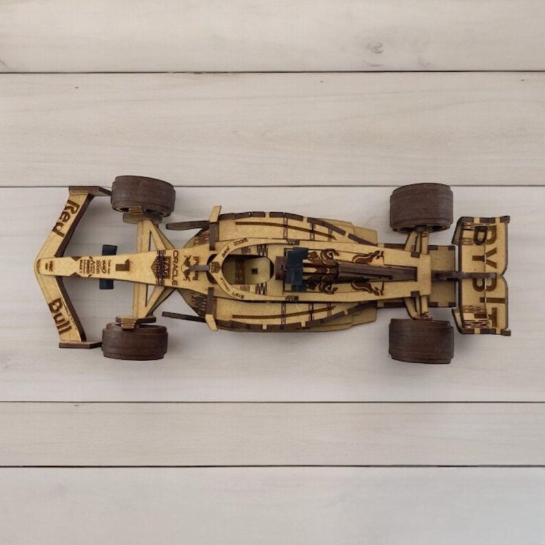 Formula Car 3D Model SVG 3 Mm – Laser Cut Racing Car Vector Digital ...
