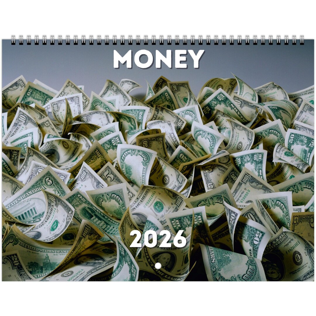 Money Wall Calendar 2026 - Etsy