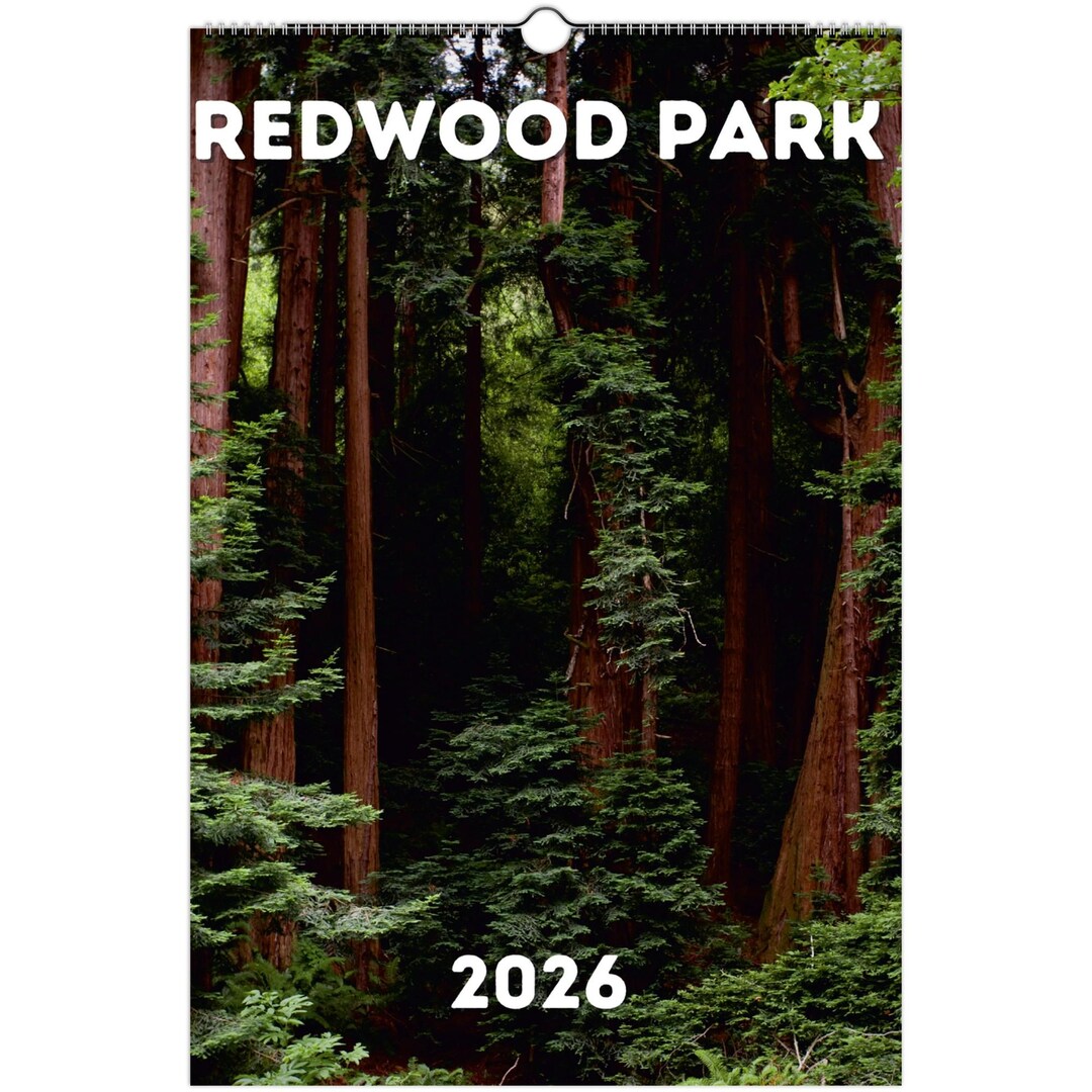Redwood Park Wall Calendar 2026 - Etsy