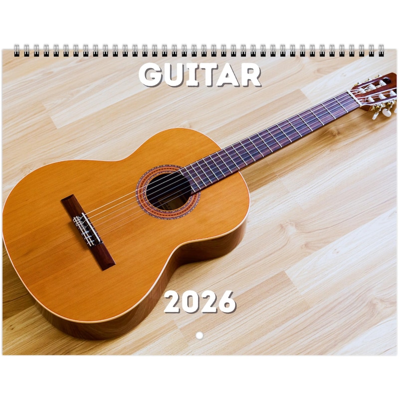 2026 Guitar Calendar - Etsy