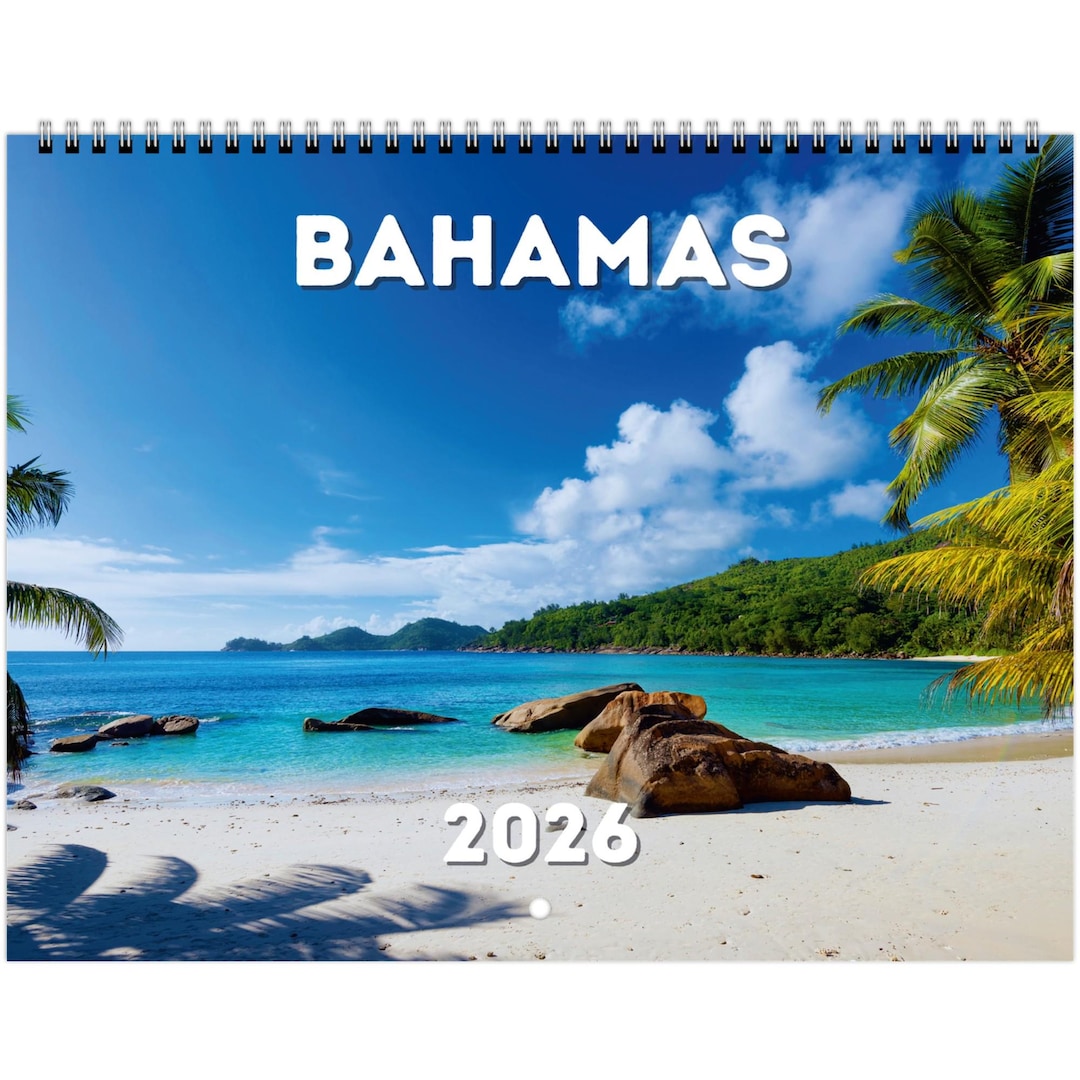 Bahamas Wall Calendars 2026 - Etsy