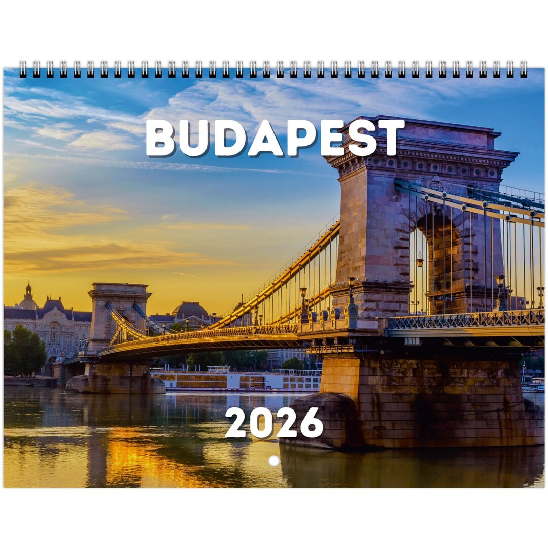 Budapest Wall Calendar 2026 - Etsy