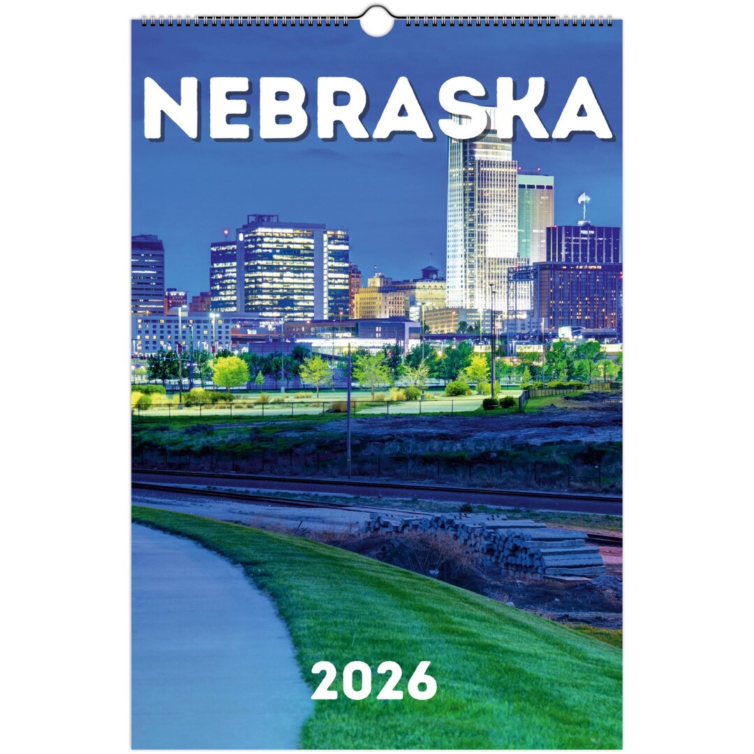 Nebraska Wall Calendar 2026 - Etsy