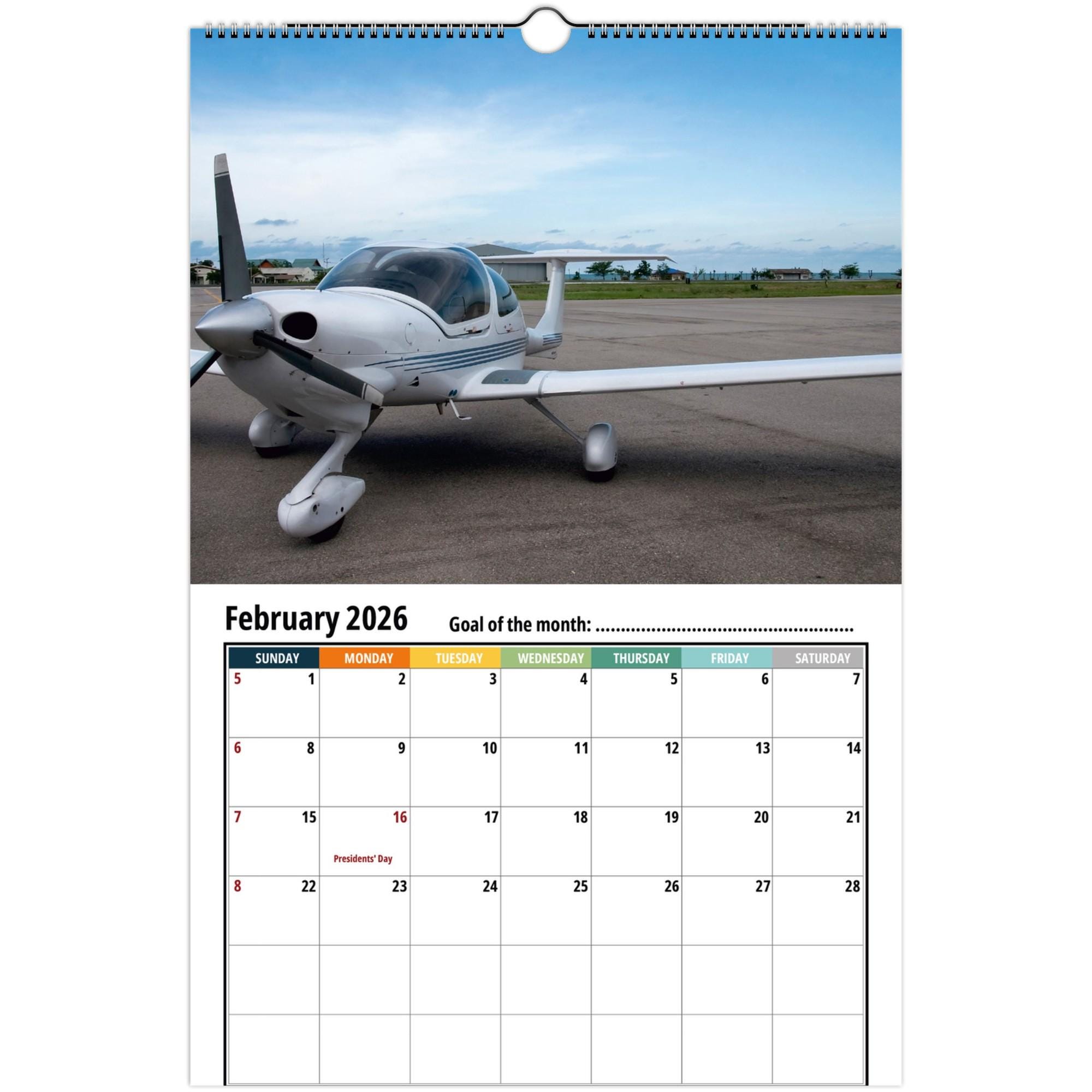 Aircraft Wall Calendar 2026 - Etsy