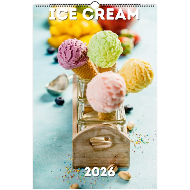 Ice Cream Calendars - Etsy