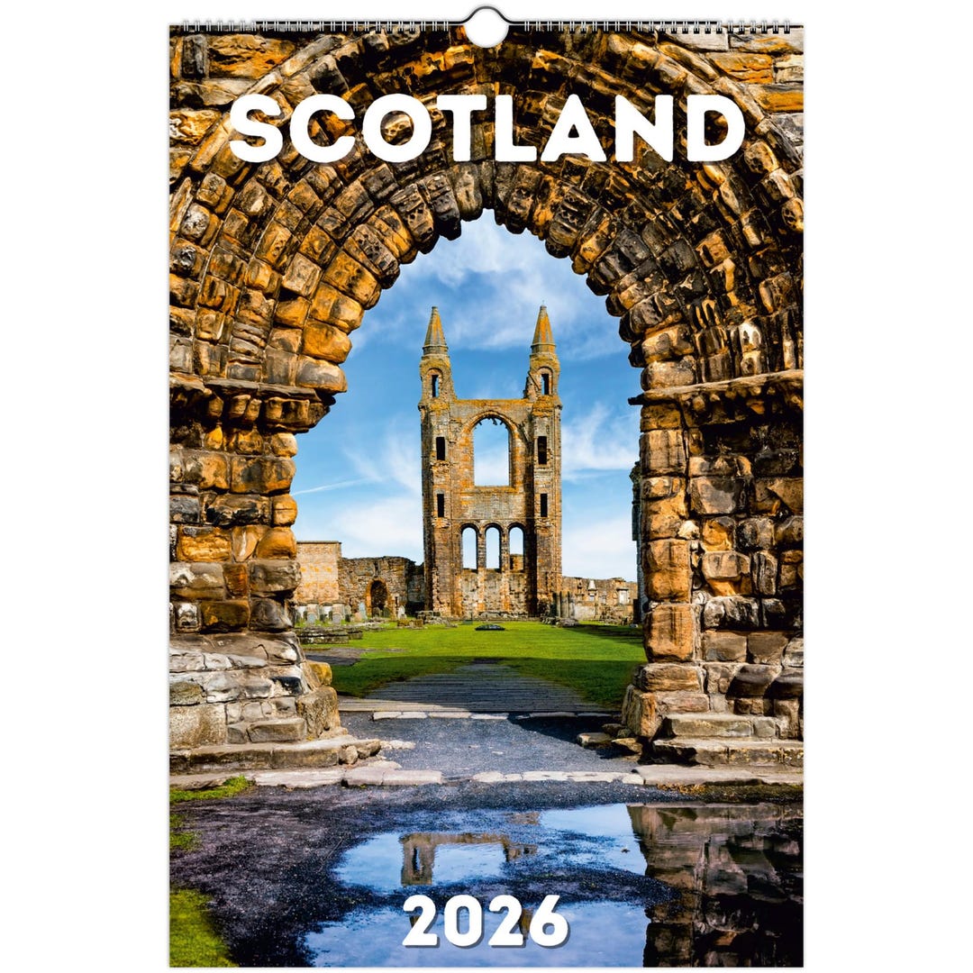 Scotland Wall Calendar 2026 - Etsy