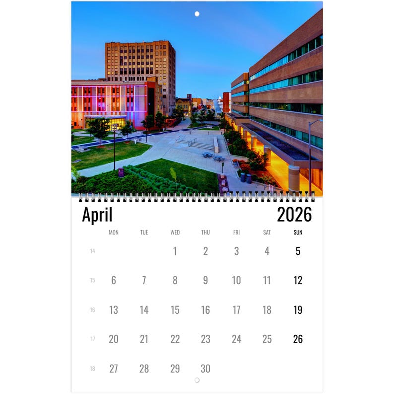 Wisconsin Wall Calendar 2026 - Etsy