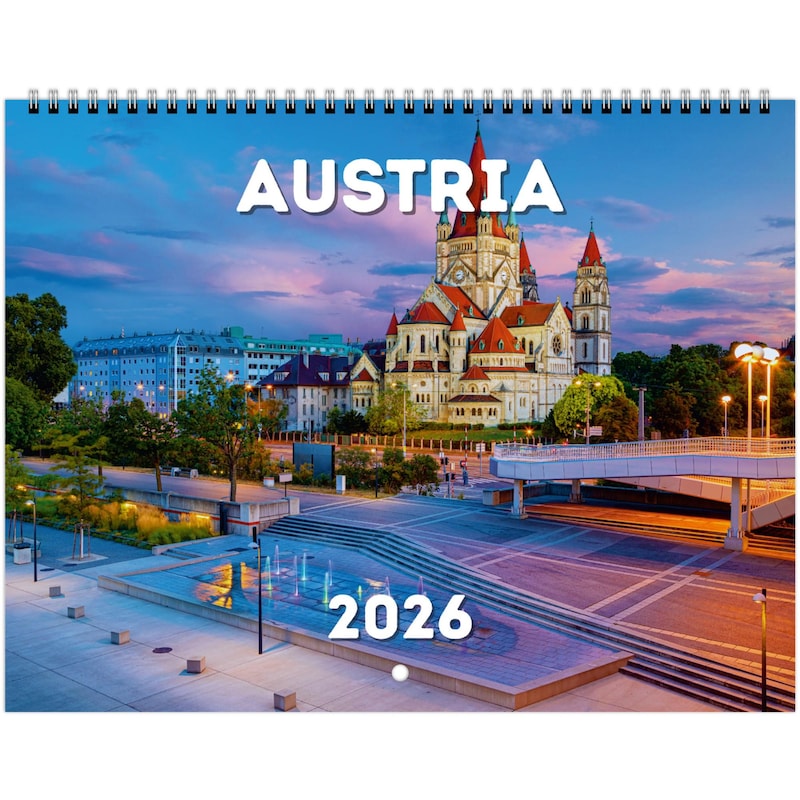 Austria Calendar Wall - Etsy UK
