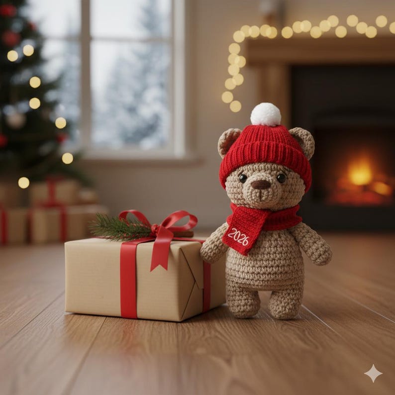 New Year Bear Crochet 2026 | Beginner Amigurumi Toy | Step by Step ...