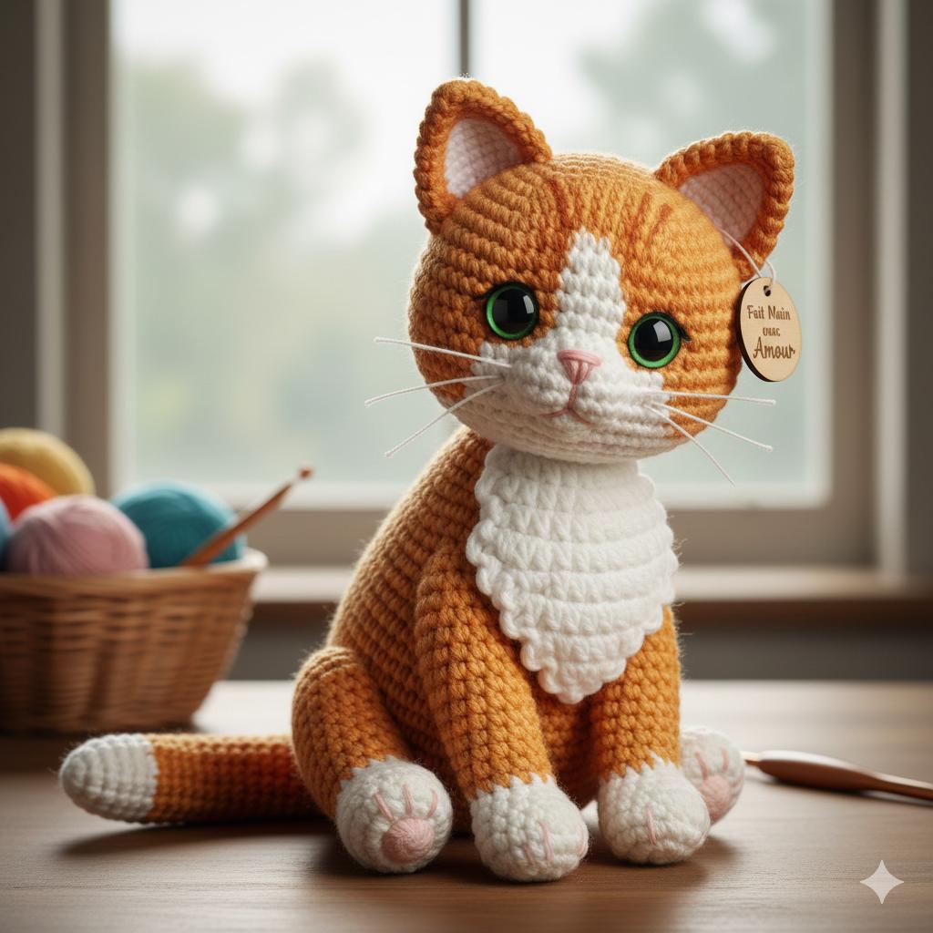 Crochet Cat Amigurumi PDF Pattern | Beginner Friendly, Multilingual - Etsy