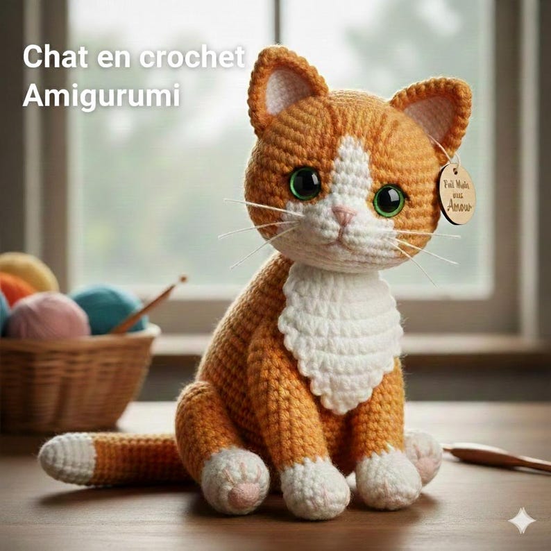 Crochet Cat Amigurumi PDF Pattern | Beginner Friendly, Multilingual - Etsy