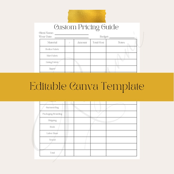 Alteration Ticket - Etsy