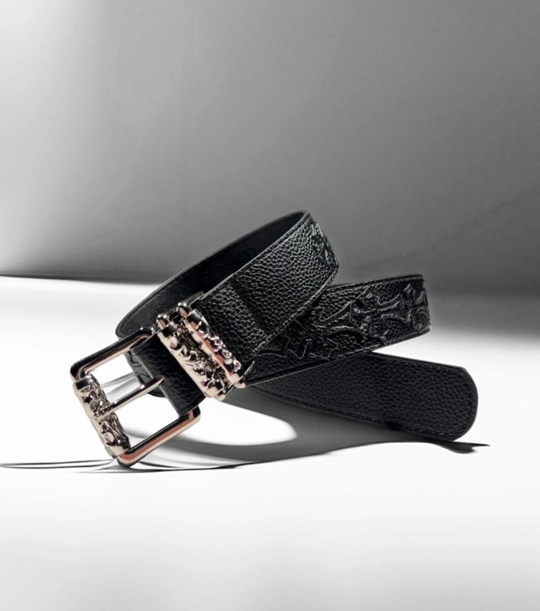 Vintage Chrome Hearts - Black Cross Belt - Etsy