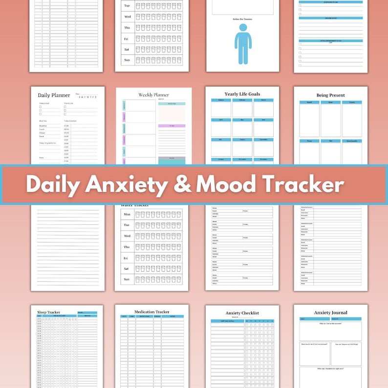 2026 Anxiety & Depression Journal: Mental Health Planner for Daily ...