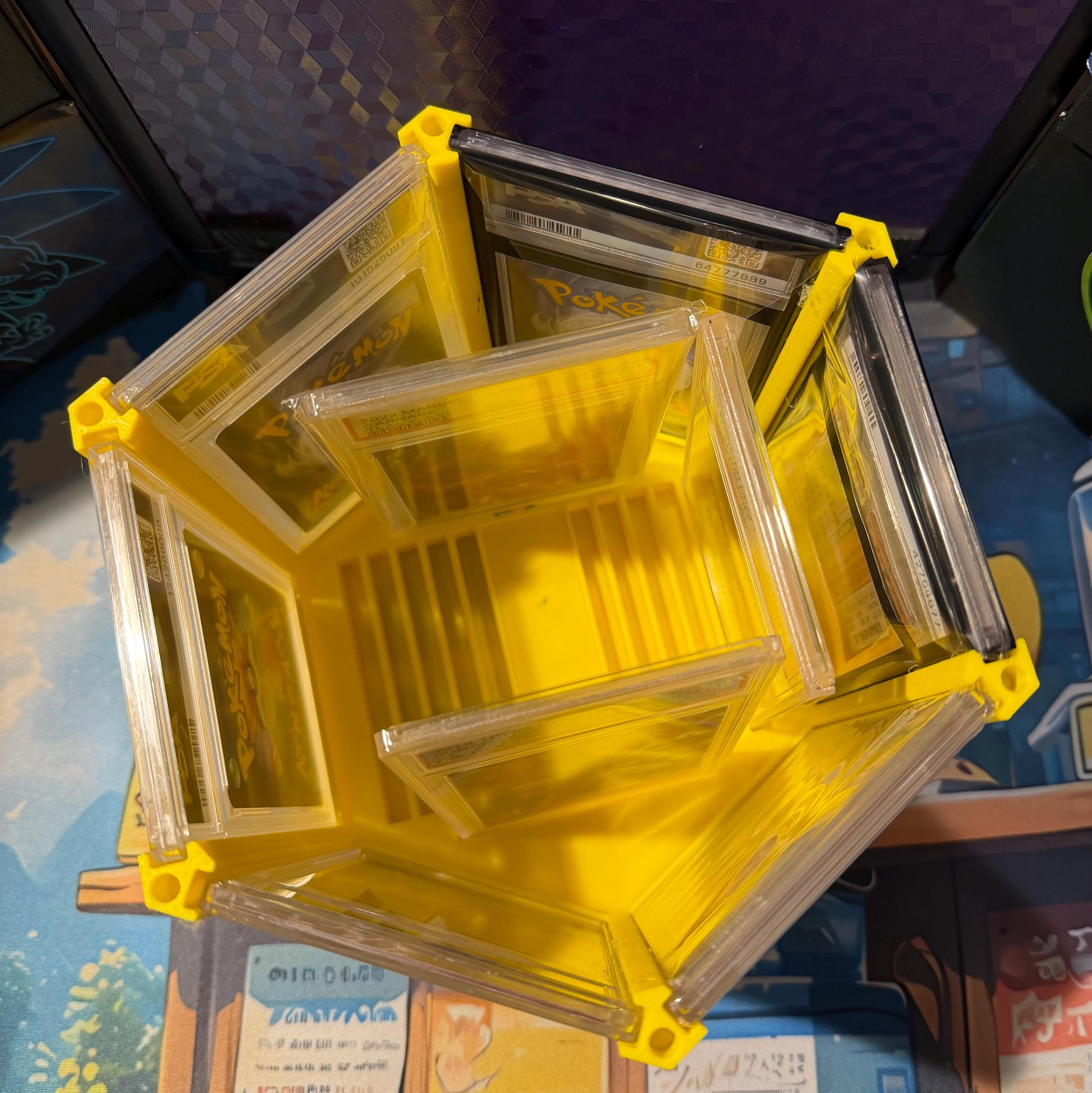 Rotating Card Display - PSA Rotating Hexagon - Etsy