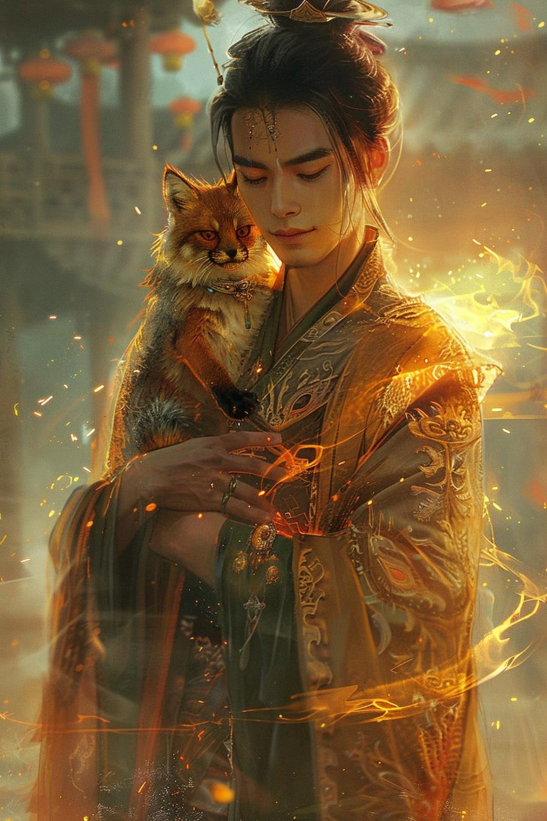 Custom Pet & Owner Fantasy Portrait • Dnd Familiar From Photo • Digital ...