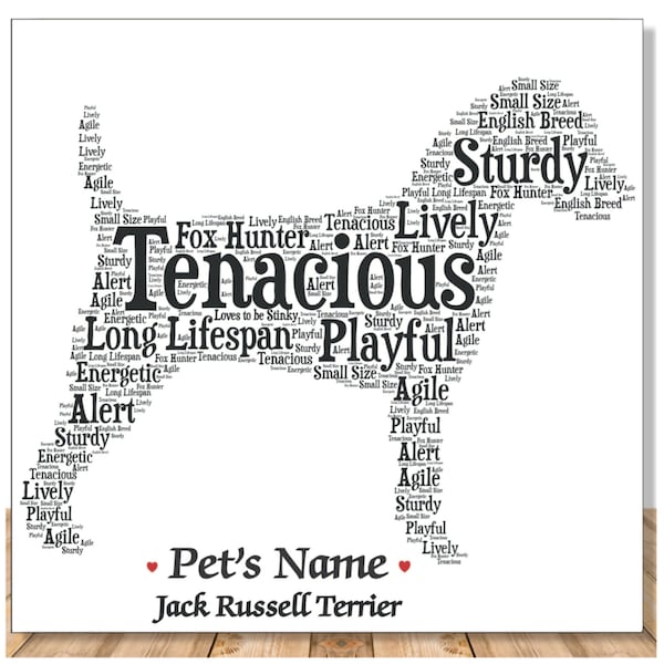 Jack Russell Terrier Art Print by Artist DJ Rogers - Etsy Hong Kong