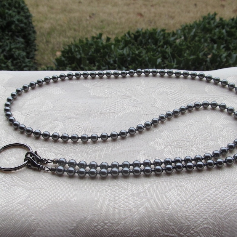 Gray Lanyard - Etsy
