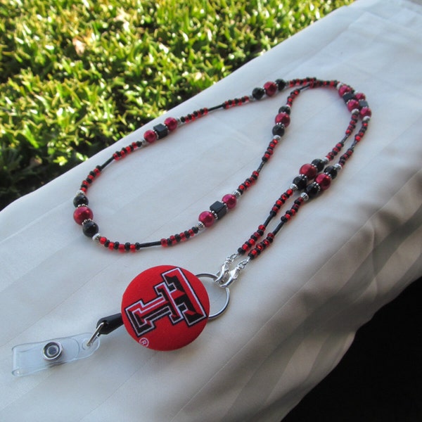 Texas Tech Badge Holder - Etsy