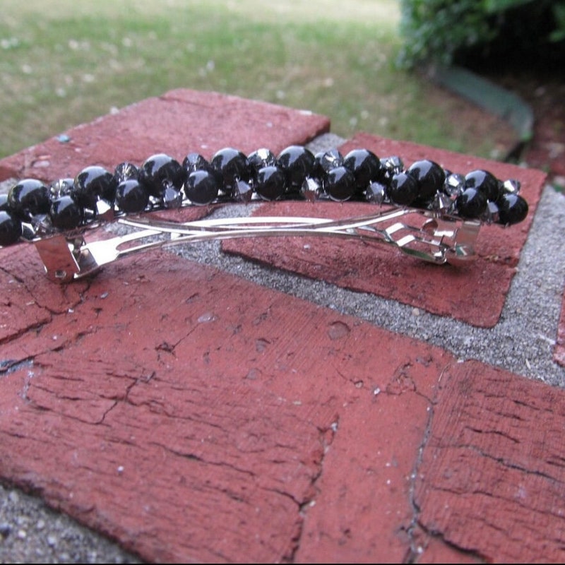 Austrian Crystal Barrette - Etsy