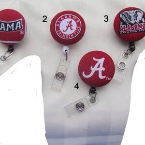 Alabama Beaded Lanyard Crimson Tide ID Badge Holder - Etsy