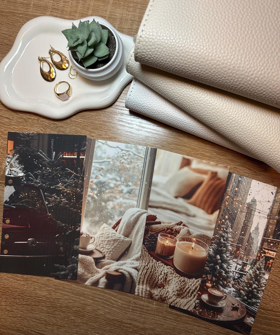 A6 Winter Dashboard | Cozy Neutral Binder Insert | Cash Envelope Decor ...