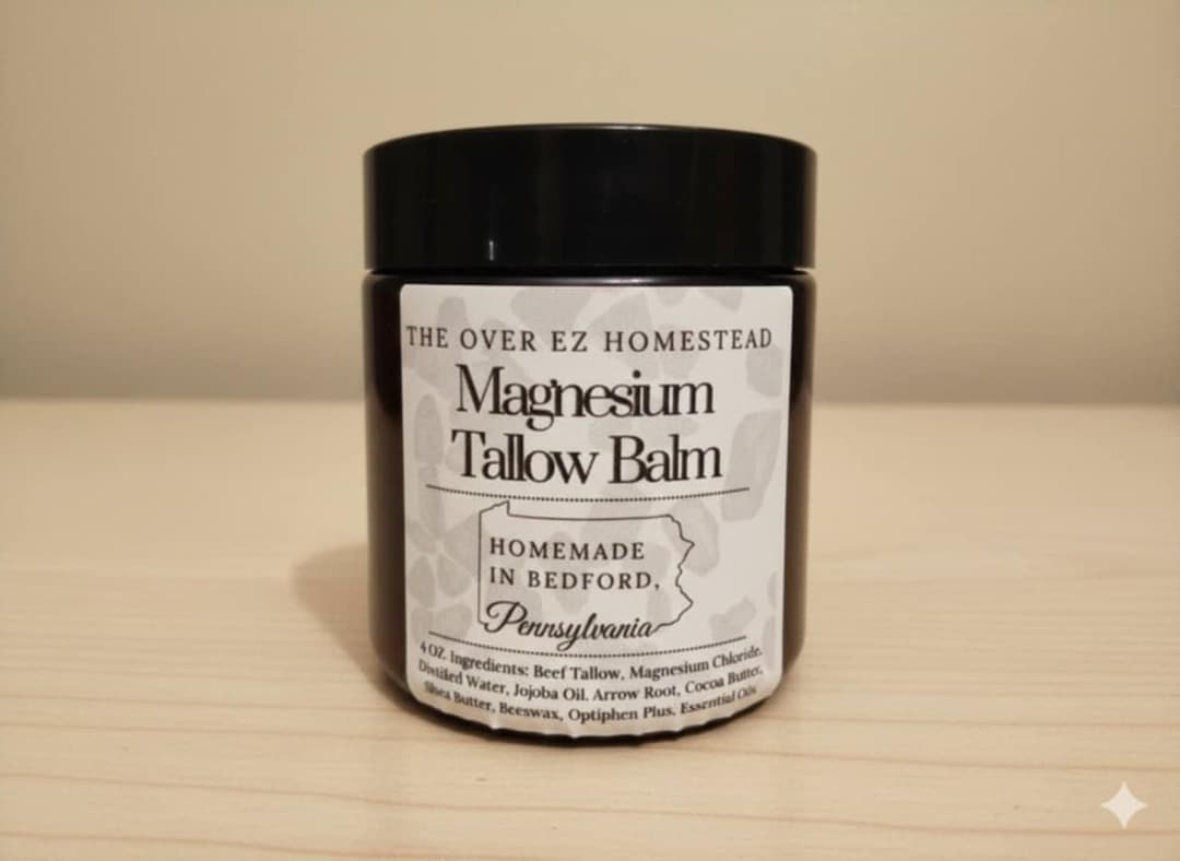 Magnesium Tallow Balm - Sooth Muscles, Bedtime Calm & Moisturizing - Etsy
