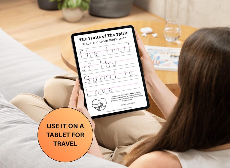 Fruit of the Spirit Handwriting Practice – Love | NIV Bible Study ...