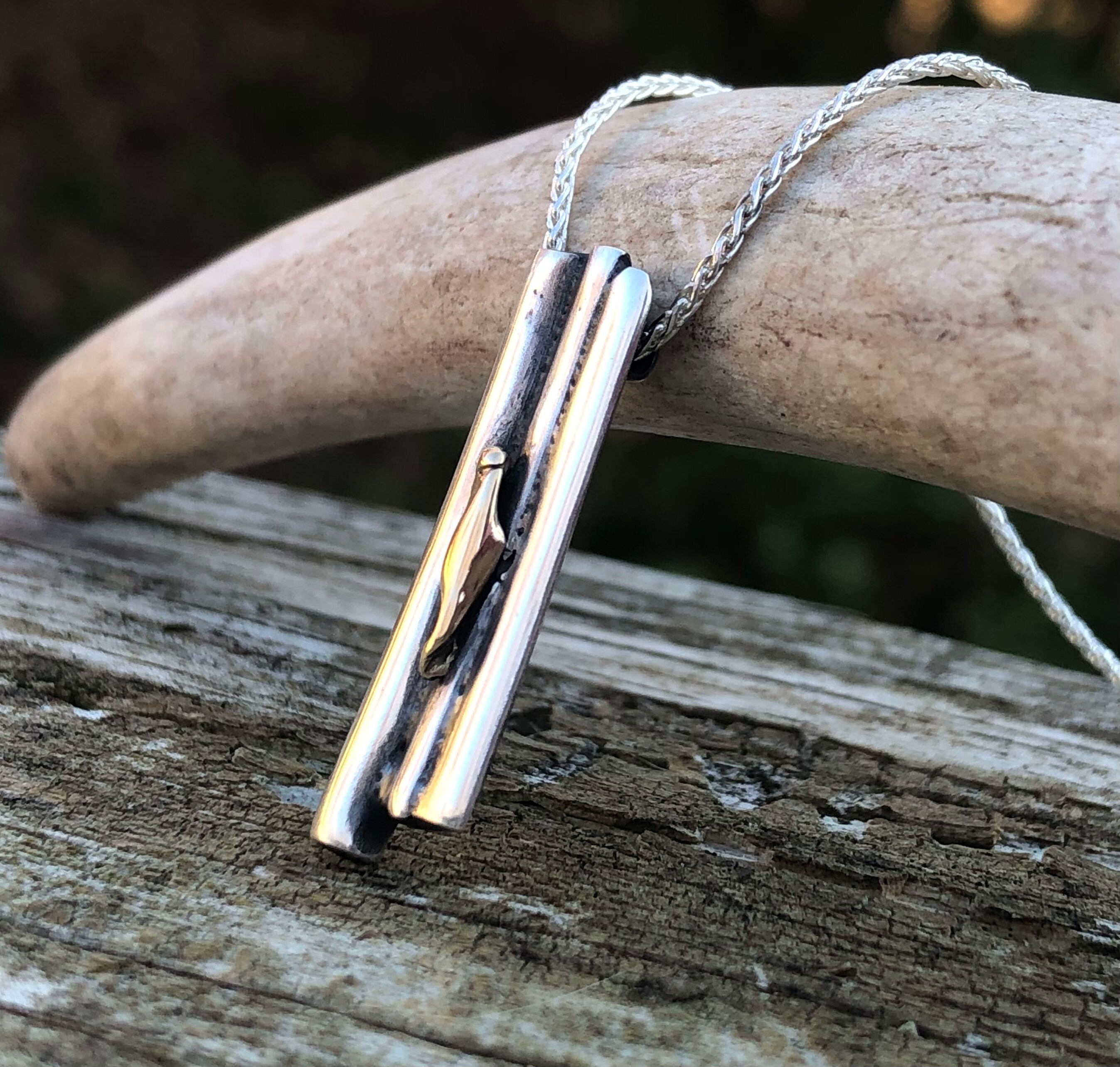 Contemporary Silver Necklace Metalsmith Jewelry Hand | Etsy