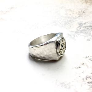 Mens Bullet Ring, Bullet Jewelry, Bullet Jewelry for Men, Mens Ring ...