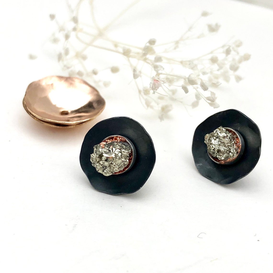 Black Ear Jackets Sterling Silver Ear Jackets Ear Jacket | Etsy