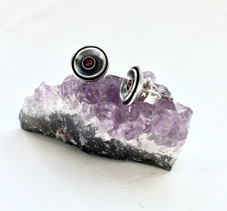 Genuine Ruby Stud Earrings Round Ruby Studs Artisan Jewelry - Etsy Genuine Ruby Stud Earrings Round Ruby Studs Artisan Jewelry - Etsy