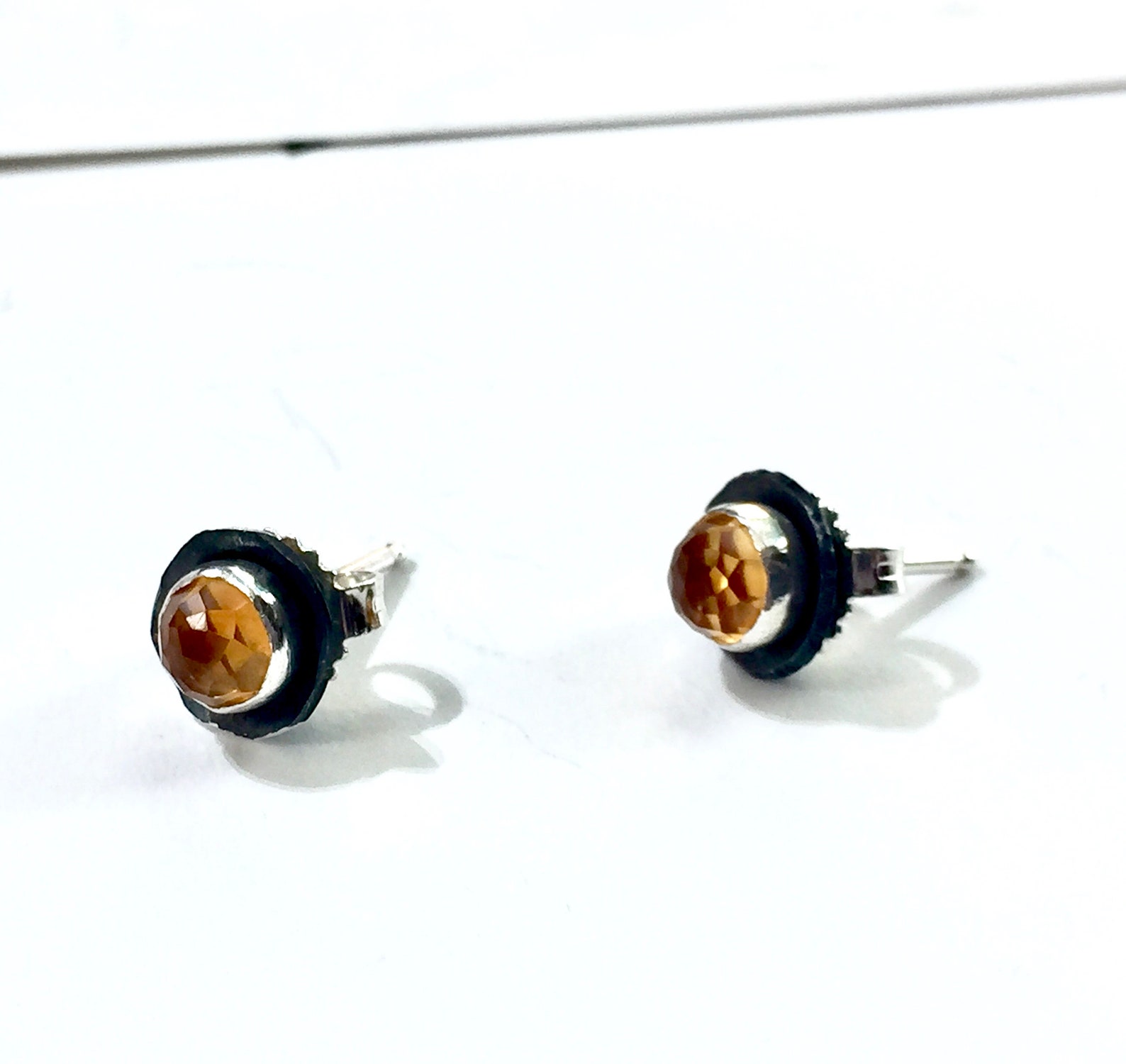 Black Ear Jackets, Sterling Silver Ear Jackets, Ear Jacket Earrings ...