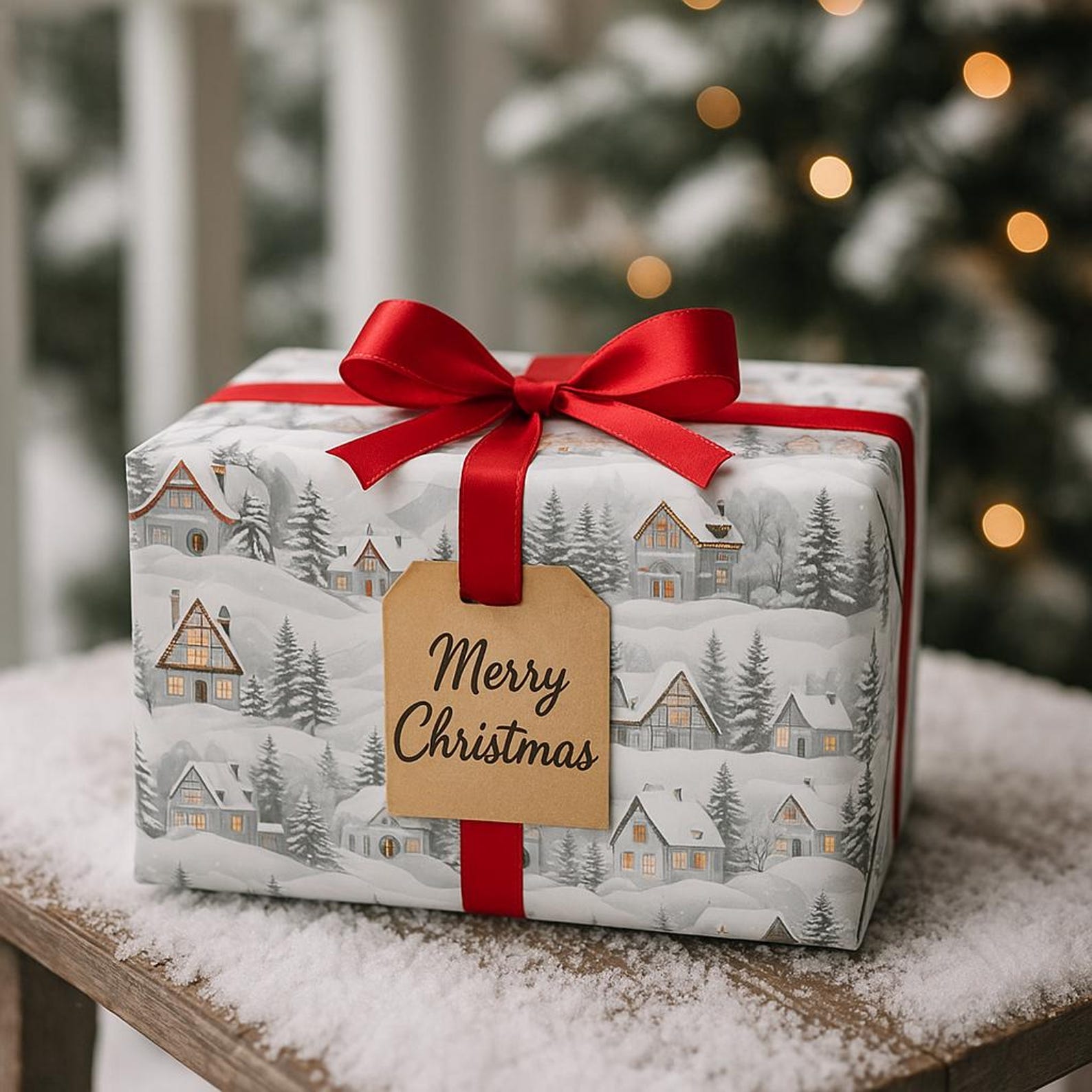 Snowfall Lane | Holiday Luxe Collection by Rainwrappingco. - Etsy